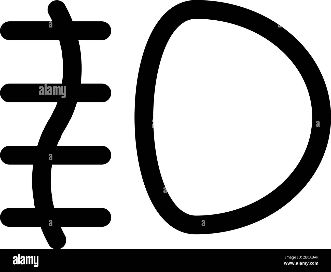 Fog warning sign Black and White Stock Photos & Images - Alamy