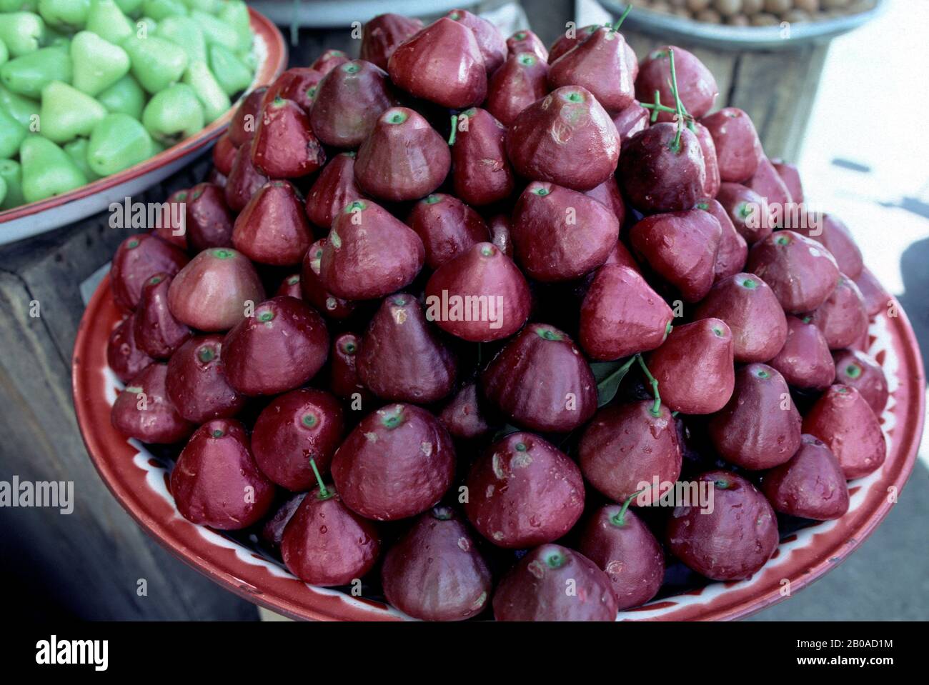 SOUTH THAILAND, PHUKET ISLAND PHUKET CITY, FRUIT MARKET, NOSE APPLES ...