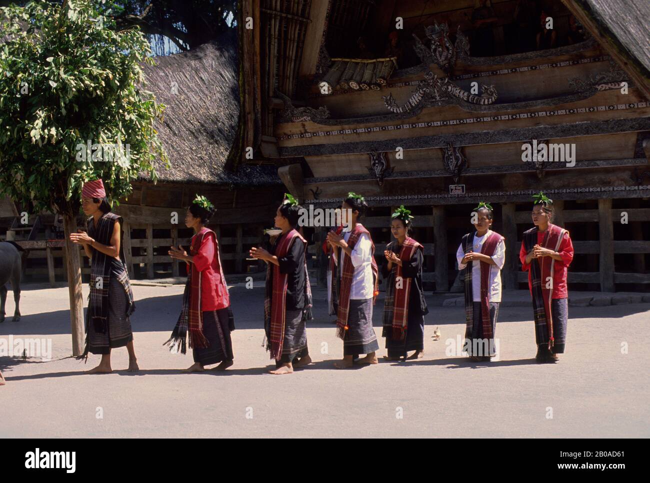 INDONESIA, SUMATRA, LAKE TOBA, SAMOSIR ISLAND, SIMANINDO, BATAK ...