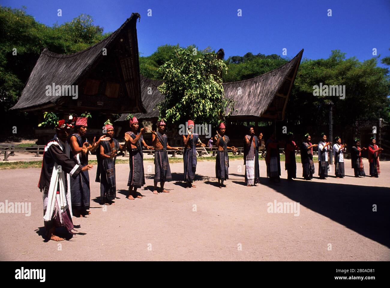 ASIA, INDONESIA, SUMATRA, LAKE TOBA, SAMOSIR ISLAND, SIMANINDO, BATAK ...