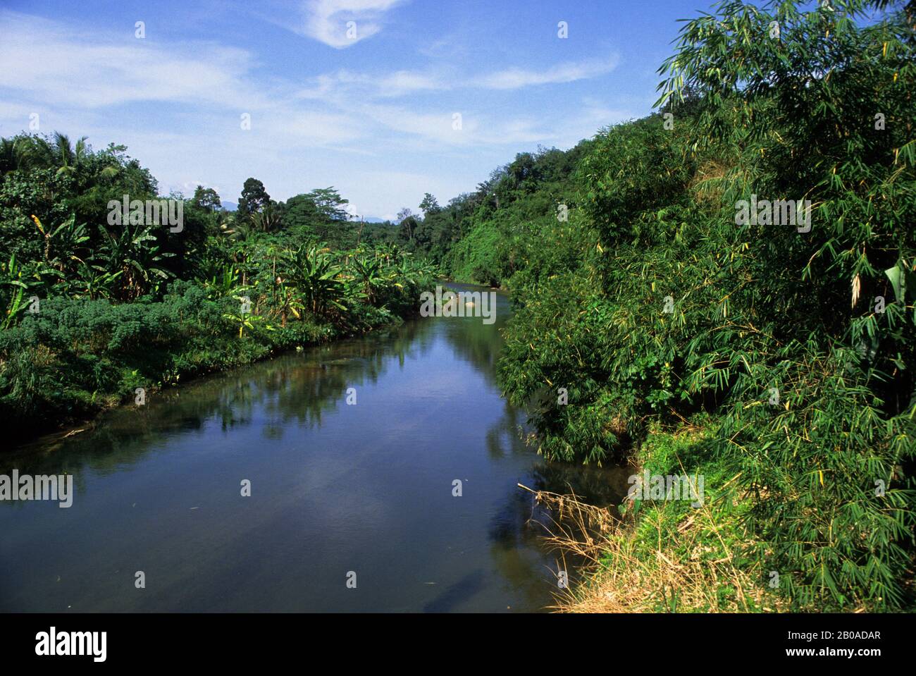 INDONESIA, SUMATRA, RIVER IN INTERIOR Stock Photo - Alamy