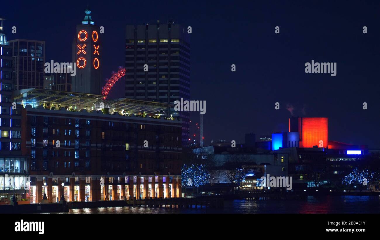 OXO building in London - LONDON, ENGLAND - DECEMBER 11, 2019 Stock ...