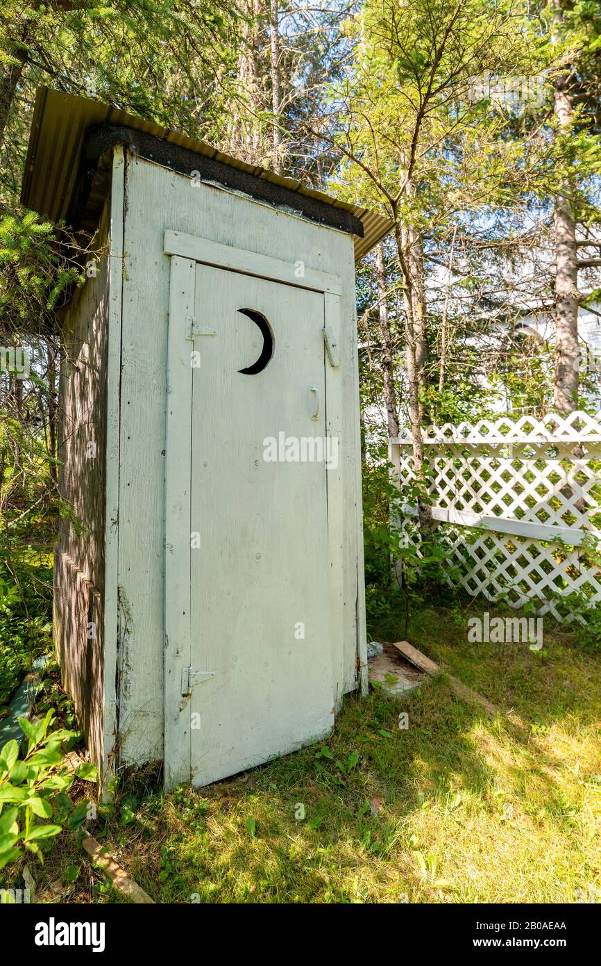 Outhouse Moon High Resolution Stock Photography and Images - Alamy