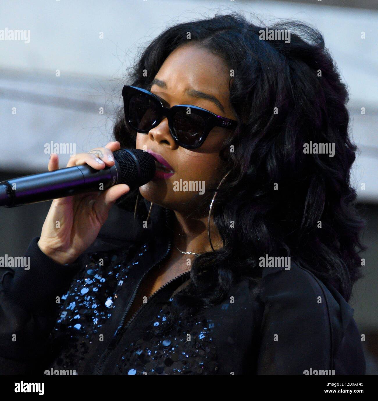 NEW YORK, NY, USA - AUGUST 30, 2019: American Singer-Songwriter H.E.R ...