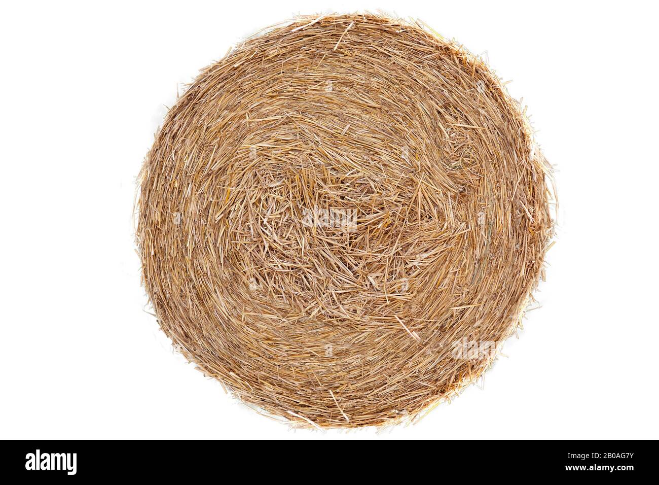 Bale hay stack on Cut Out Stock Images & Pictures - Alamy