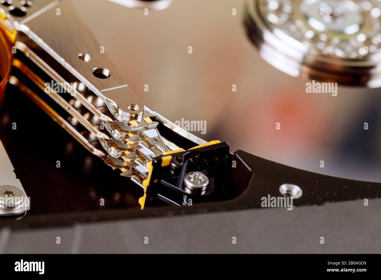 Laboratory for recovering hard drive in service center Stock Photo - Alamy