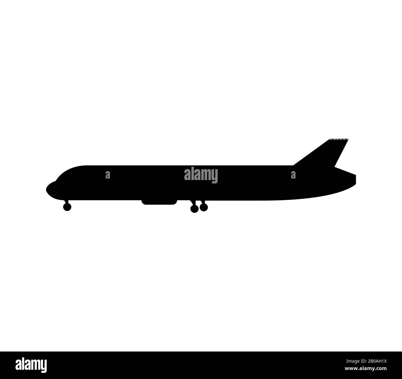 airplane icon illustrated in vector on white background Stock Vector ...