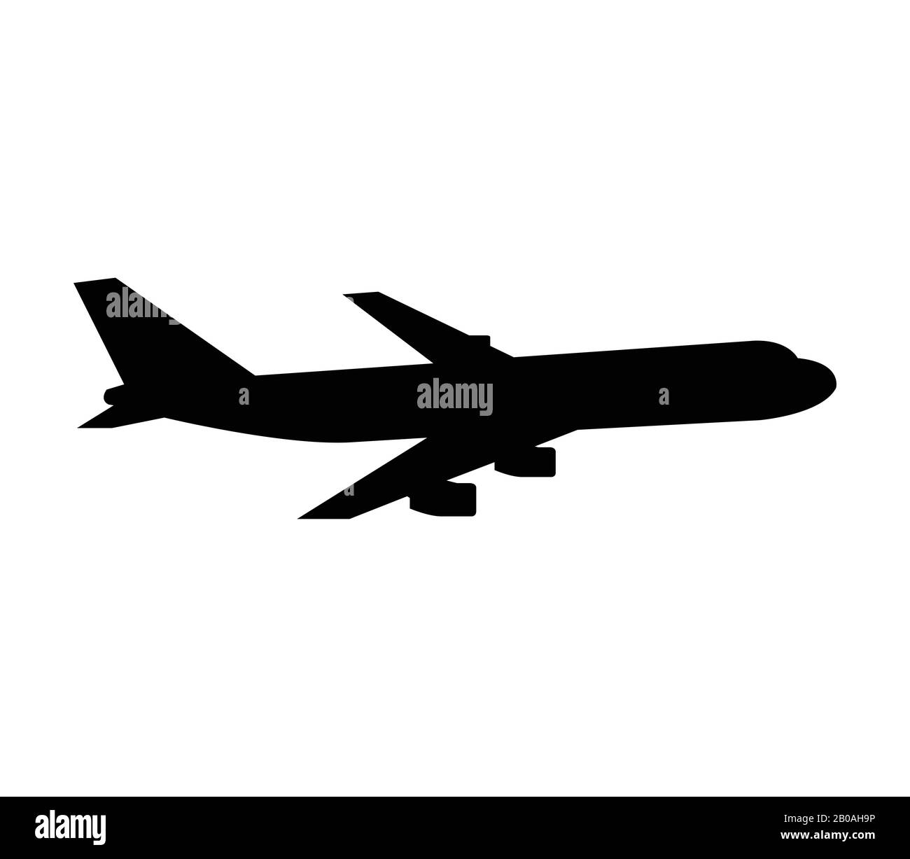 airplane icon illustrated in vector on white background Stock Vector ...