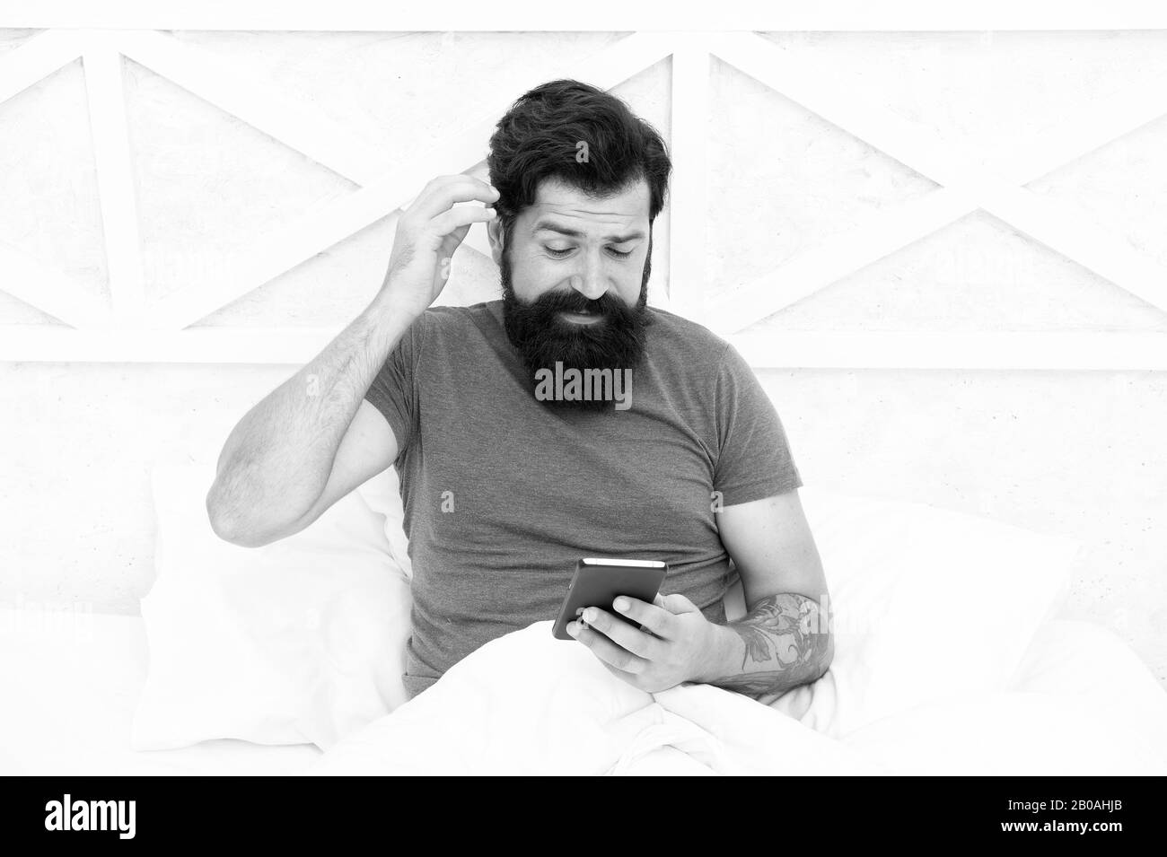 Modern communication. Checking social networks. Cellular communication ...
