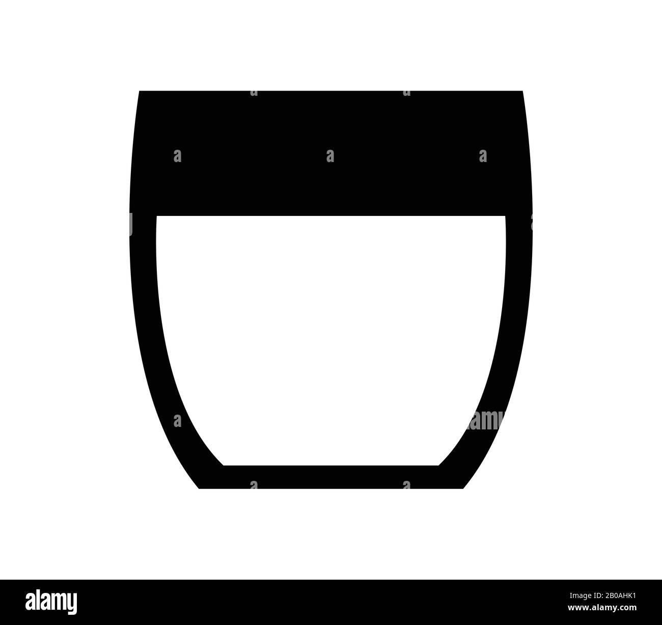 water glass icon illustrated in vector on white background Stock Vector ...