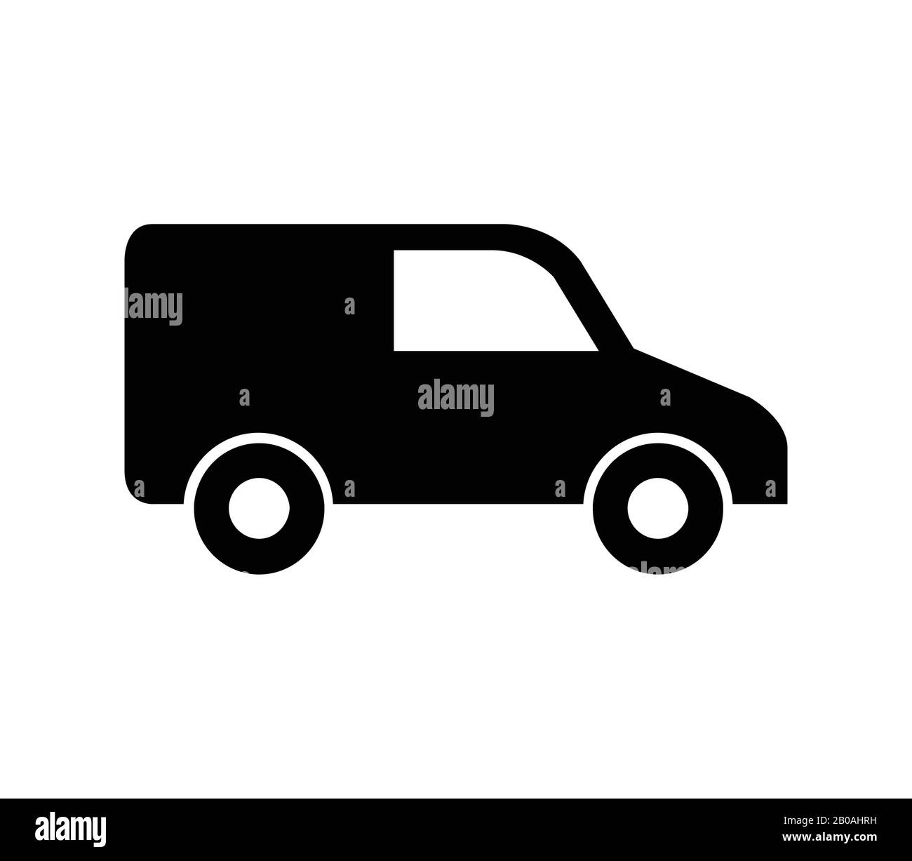 van icon illustrated in vector on white background Stock Vector Image ...