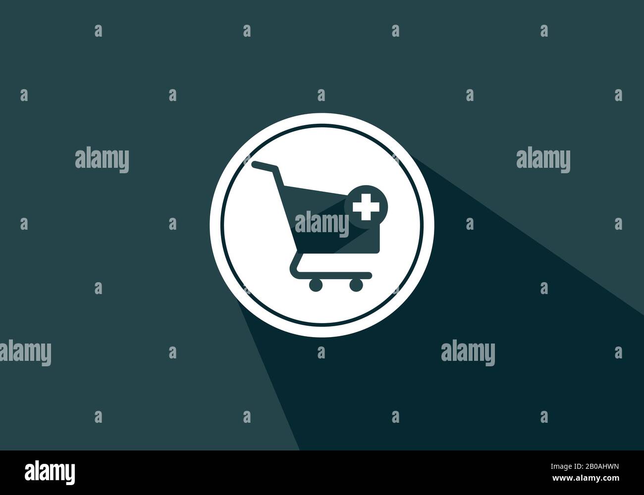 Shopping cart icon, Add to cart flat sign symbols logo Stock Vector ...