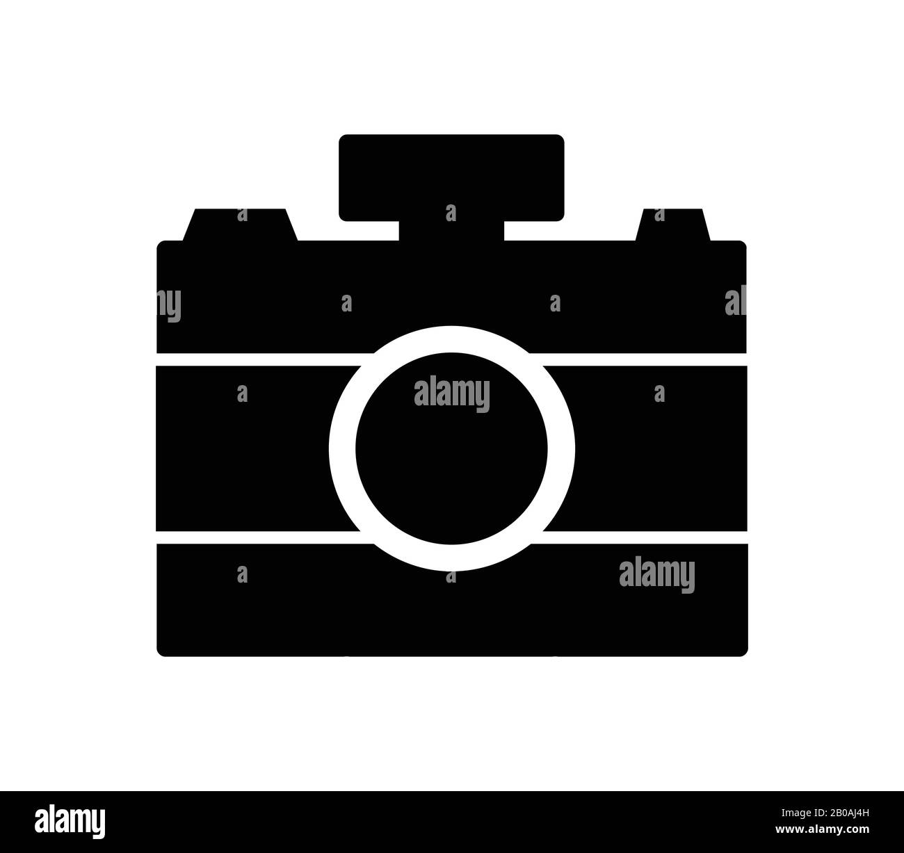 photo camera icon in vector on white background Stock Vector Image ...