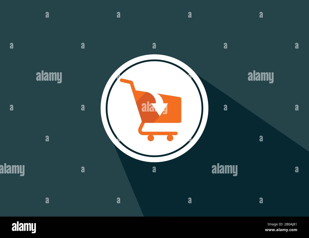 Shopping cart icon, Add to cart flat sign symbols logo Stock Vector ...