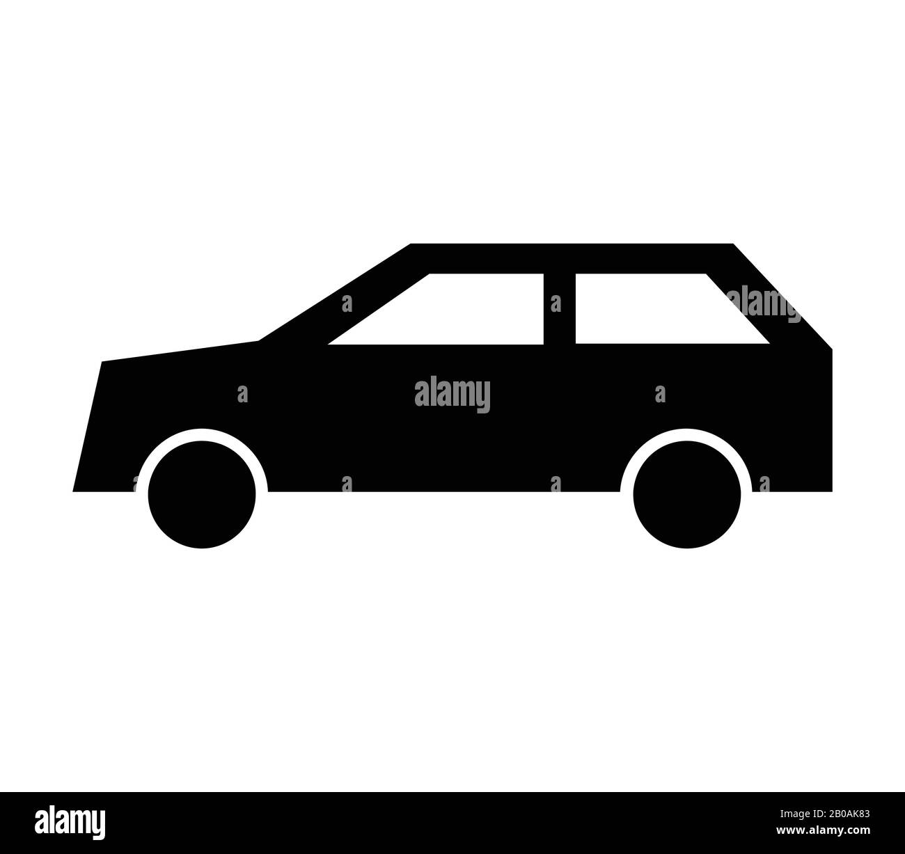 car icon illustrated in vector on white background Stock Vector Image ...