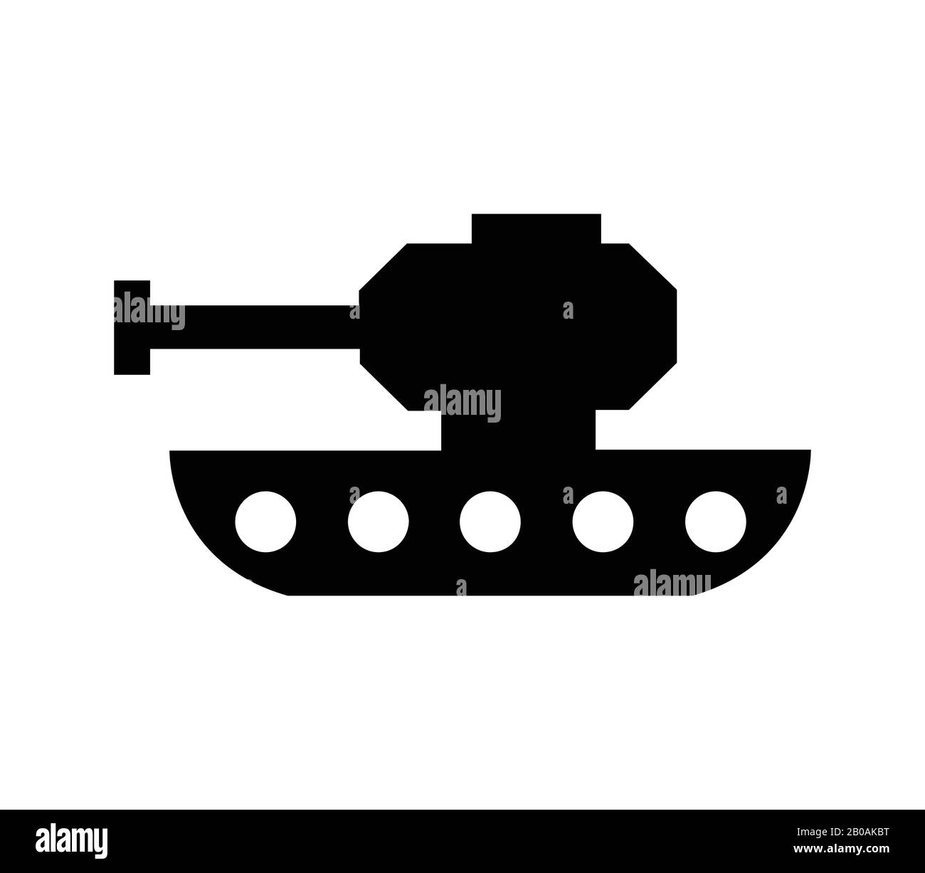 tank icon illustrated in vector on white background Stock Vector Image ...