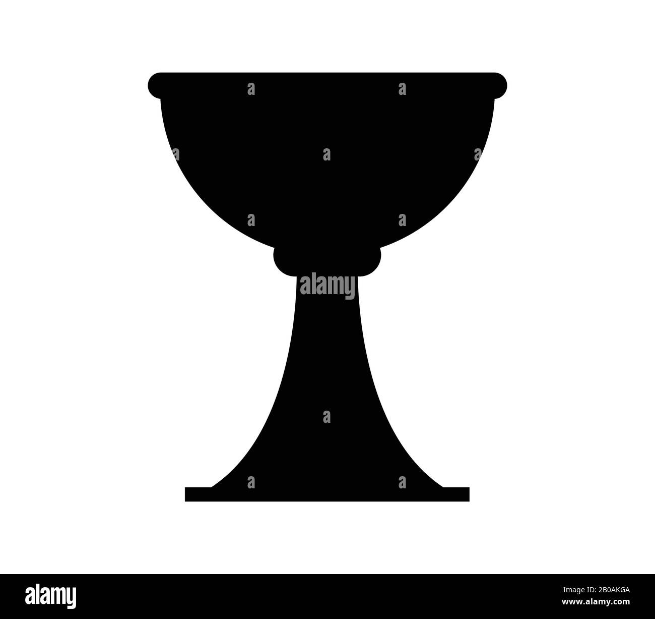 Christian cup icon illustrated in vector on white background Stock ...