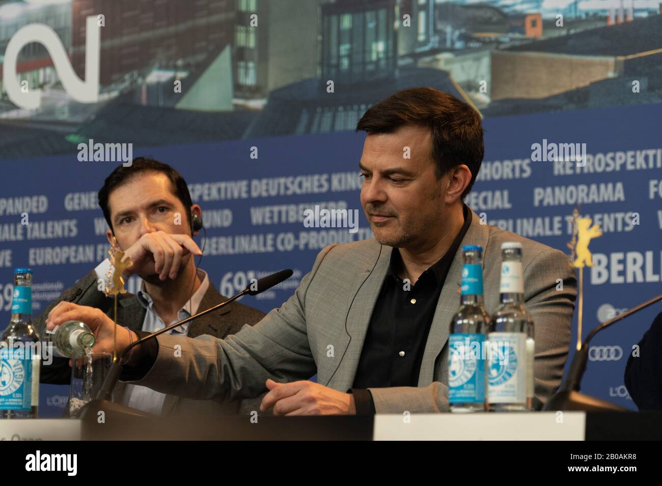 Grace a Dieu, press conference, film by Fracnois Ozon Stock Photo - Alamy