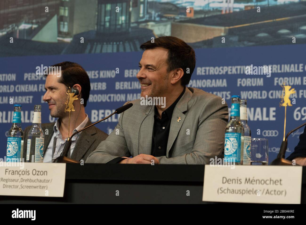 Grace a Dieu, press conference, film by Fracnois Ozon Stock Photo - Alamy