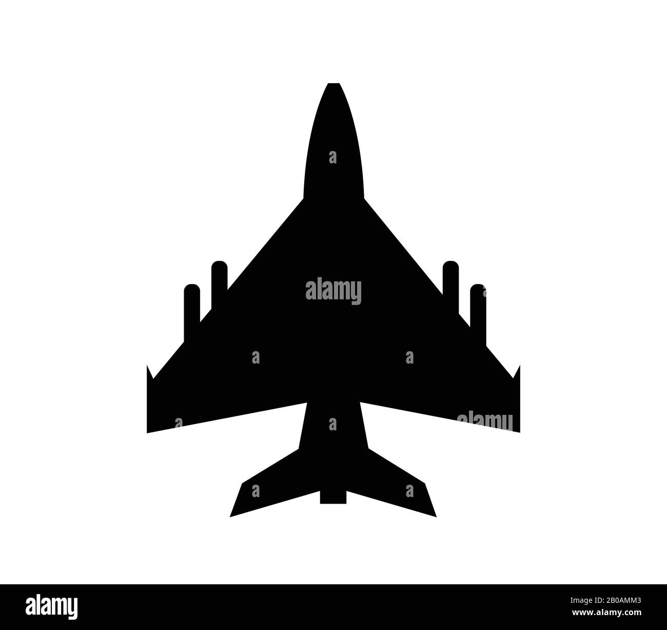 jet icon illustrated in vector on white background Stock Vector Image ...