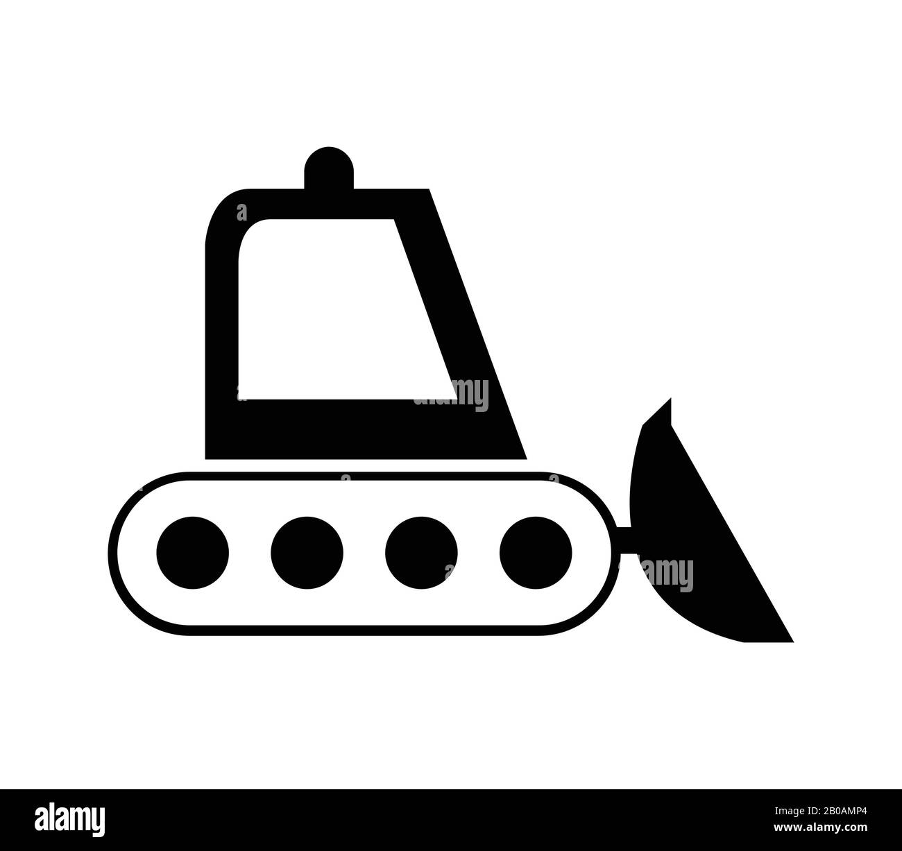 excavator icon illustrated in vector on white background Stock Vector ...