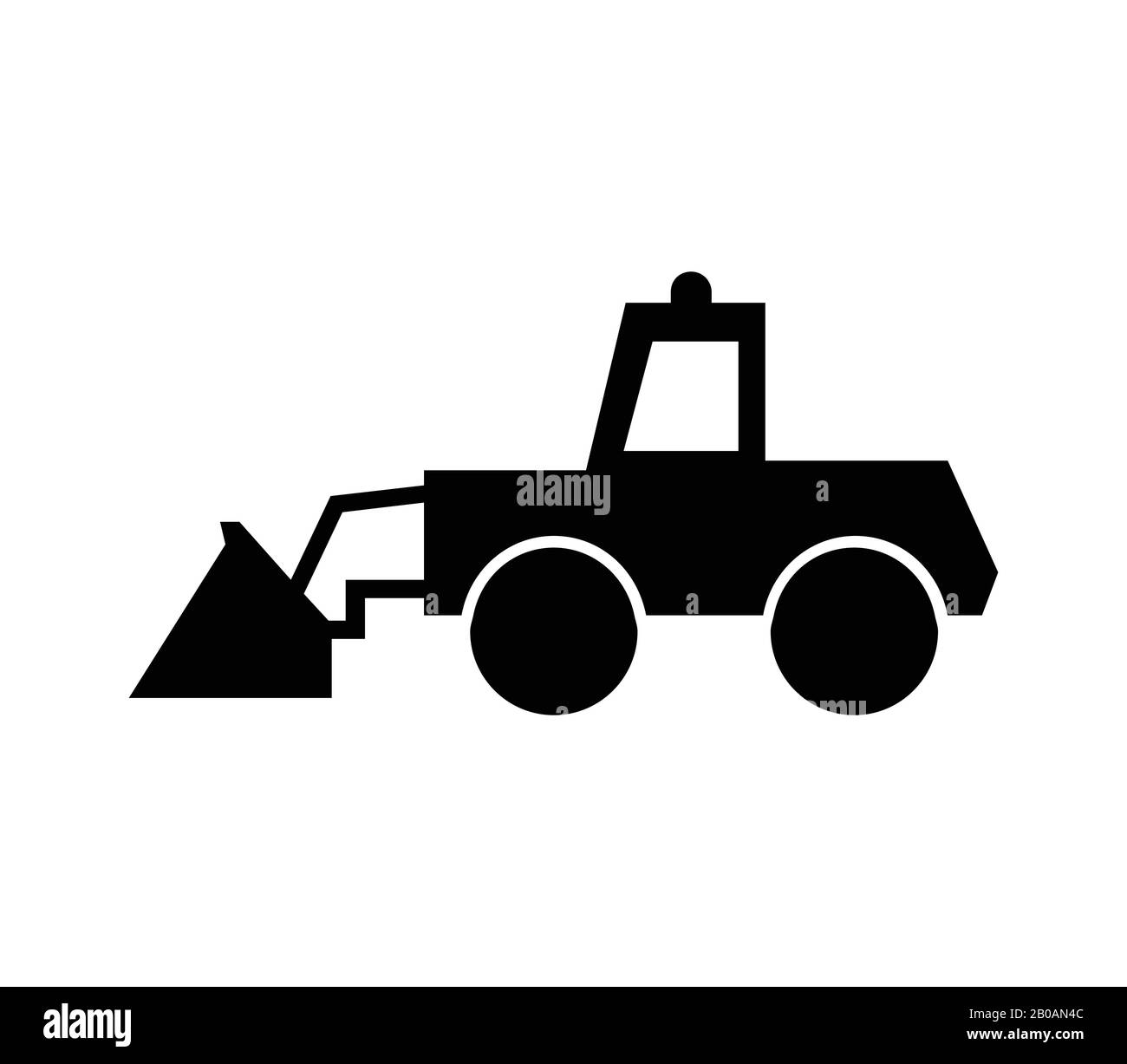 excavator icon illustrated in vector on white background Stock Vector ...