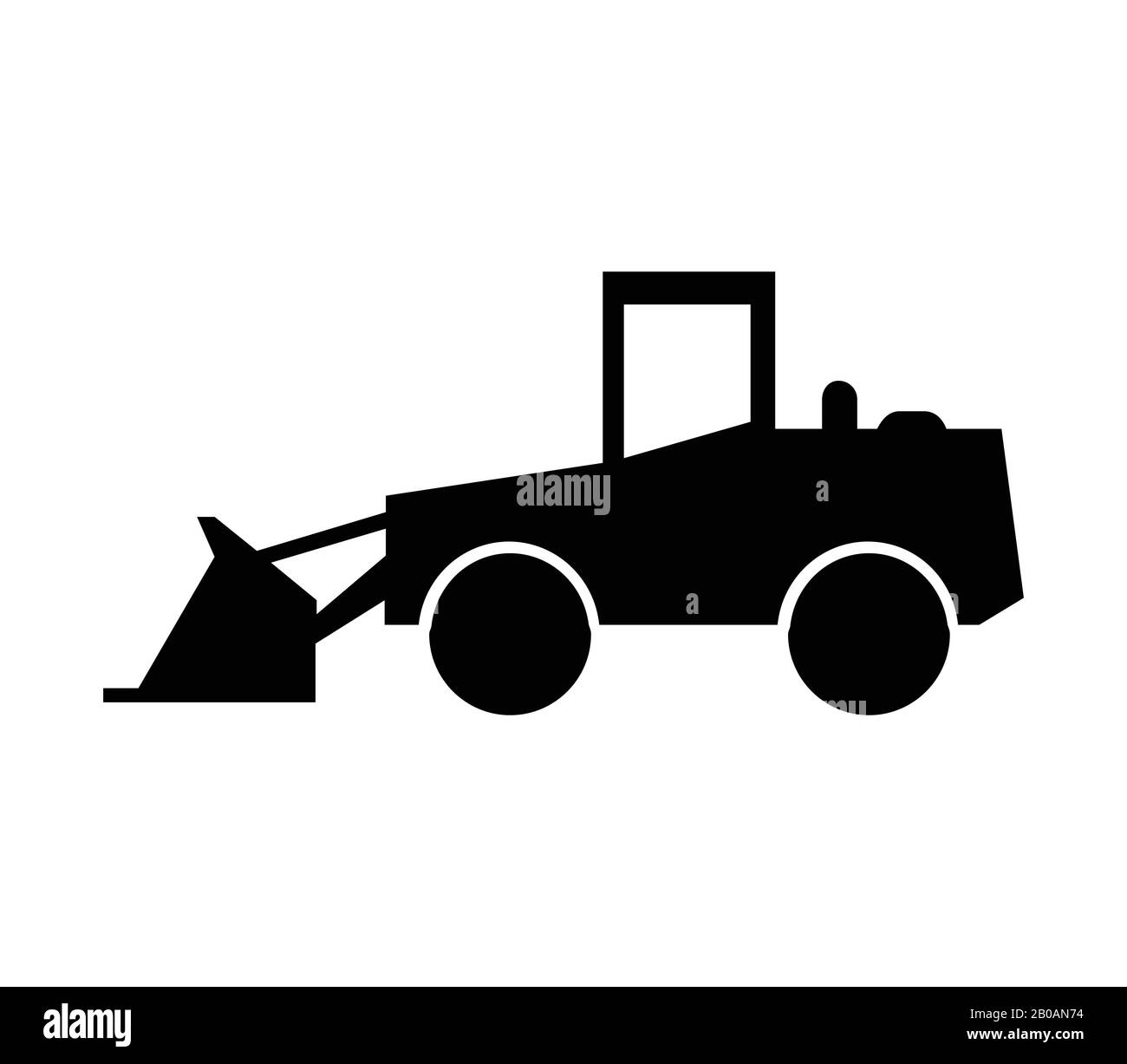 excavator icon illustrated in vector on white background Stock Vector ...