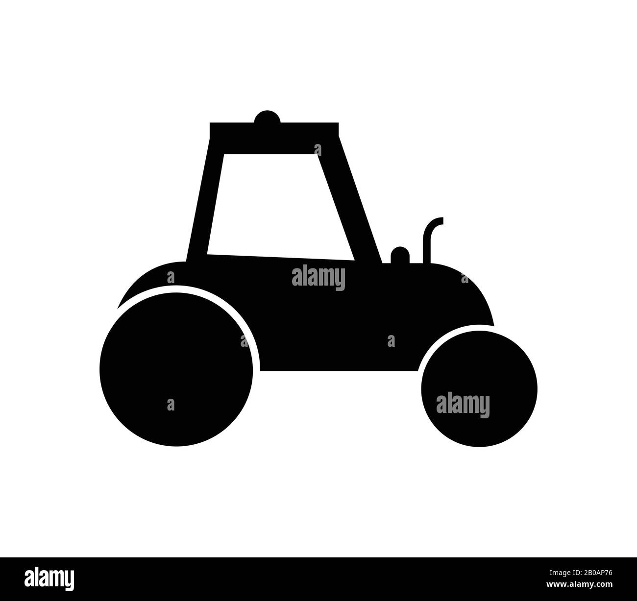 tractor icon illustrated in vector on white background Stock Vector ...