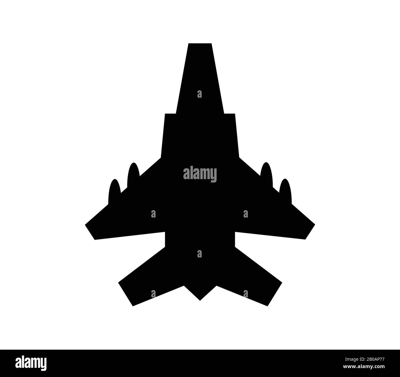 jet icon illustrated in vector on white background Stock Vector Image ...