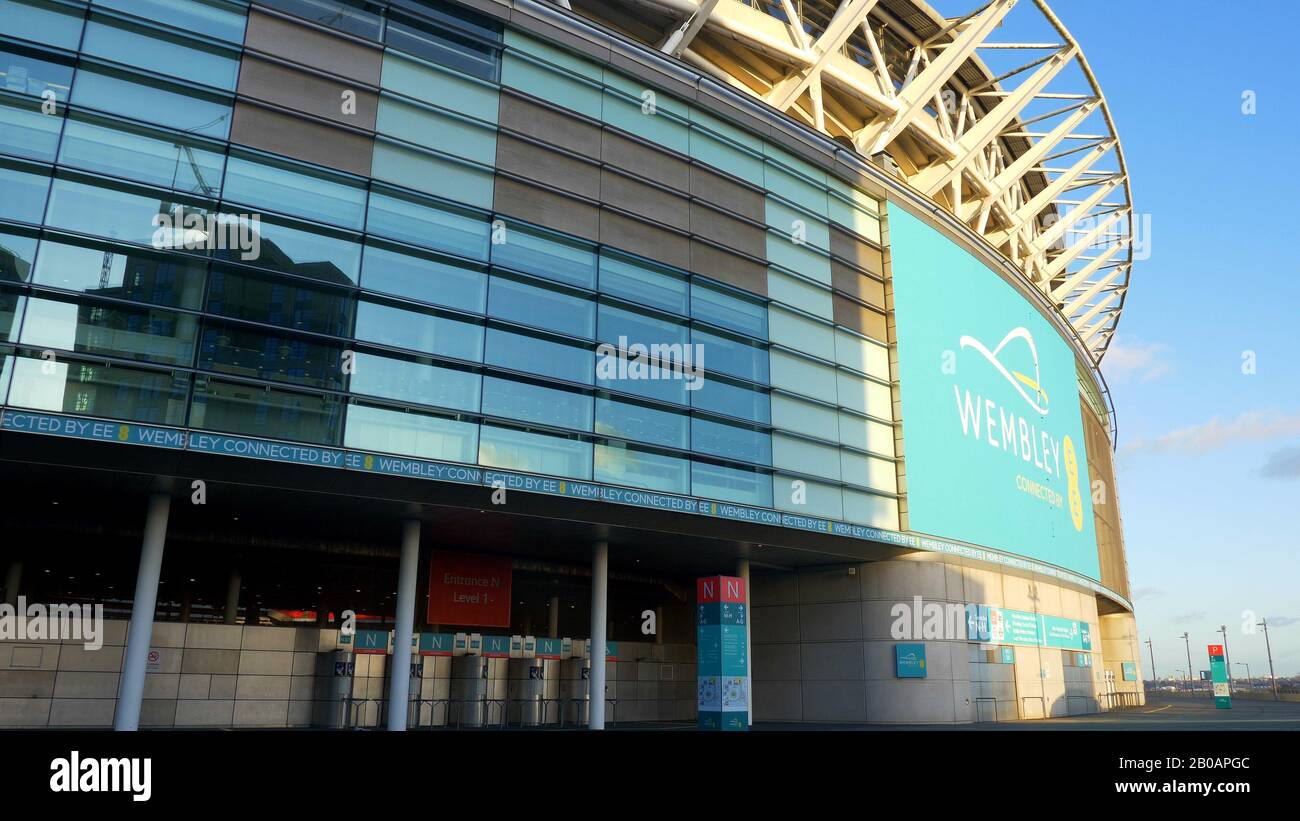 the famous soccer Stadium Wembley London - LONDON, ENGLAND - DECEMBER ...