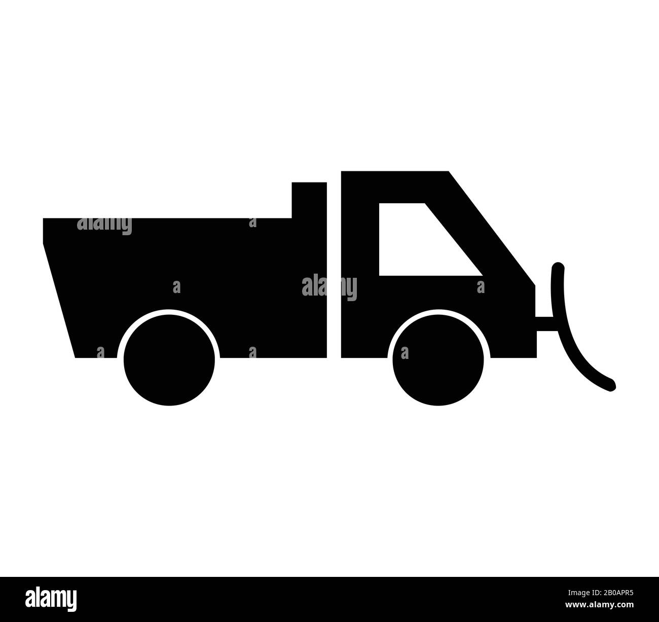 snowplow icon illustrated in vector on white background Stock Vector ...