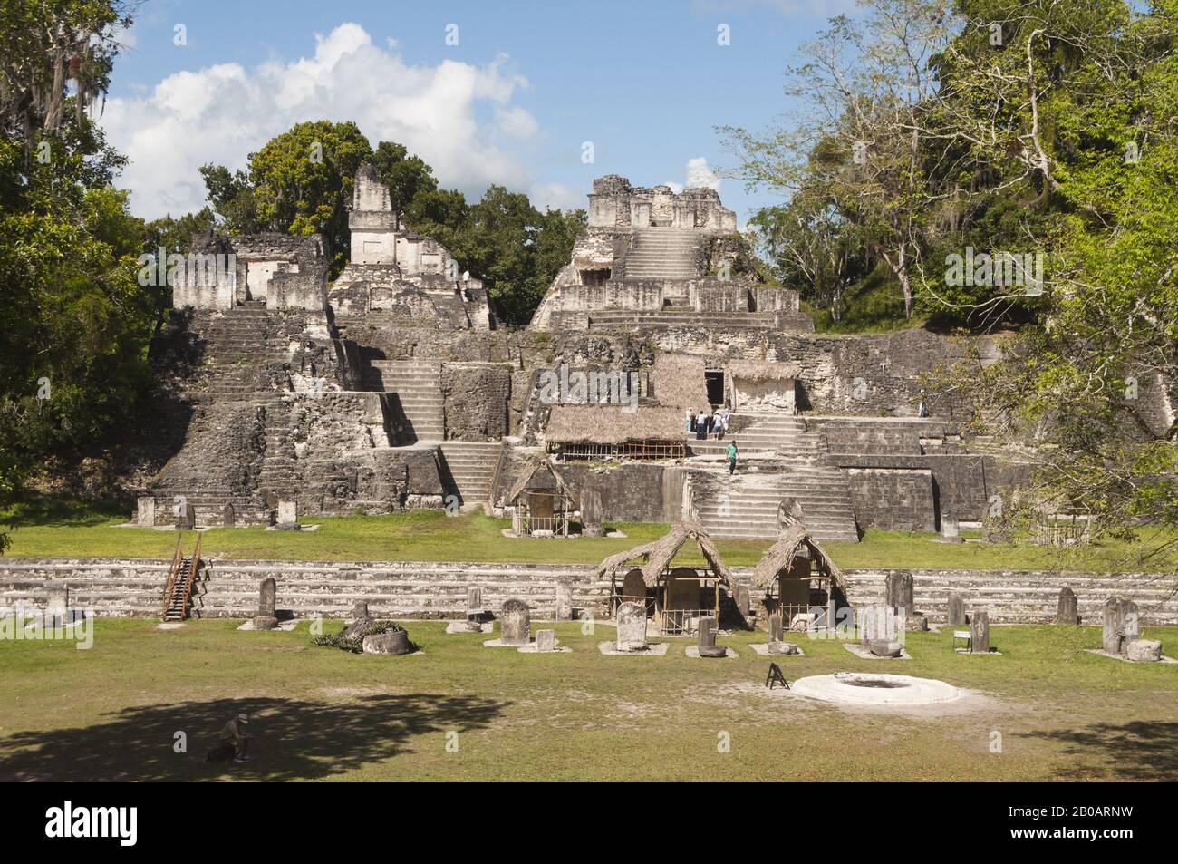 Guatemala, Tikal National Park, Acropolis del Norte, North Acropolis ...