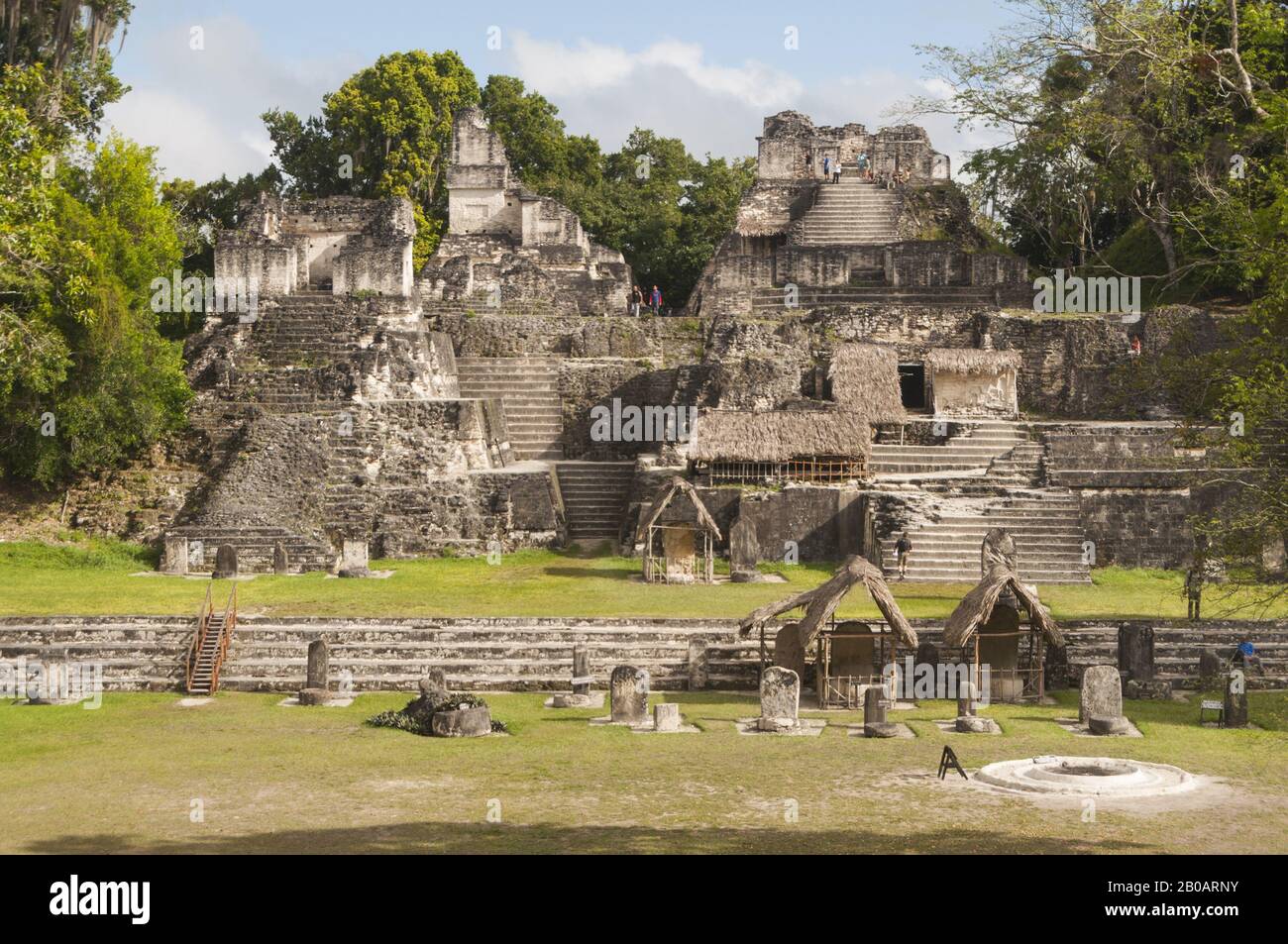 Guatemala, Tikal National Park, Acropolis del Norte, North Acropolis ...