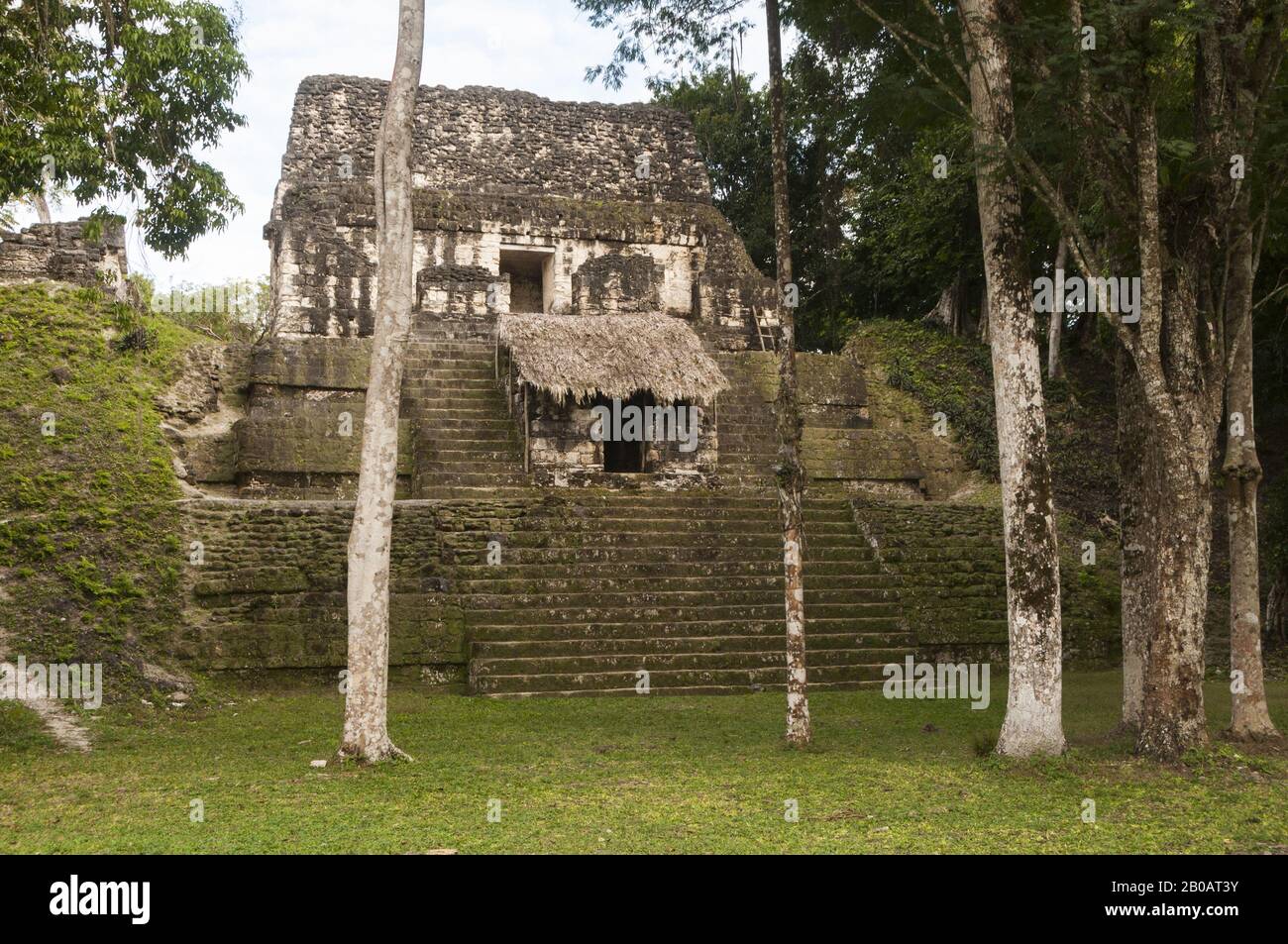 Guatemala, Tikal National Park, Mundo Perdido, temple ruins; UNESCO ...