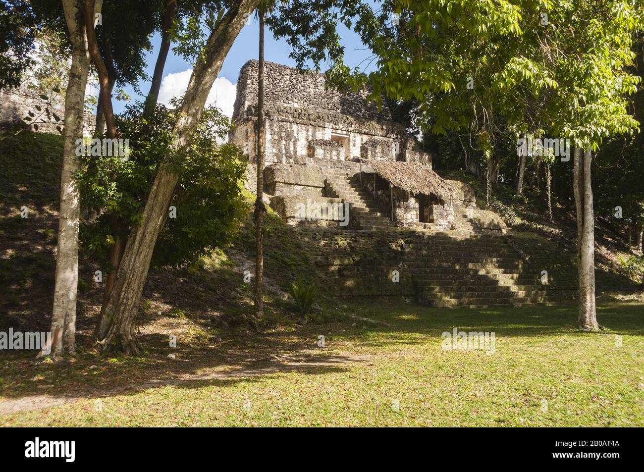 Guatemala, Tikal National Park, Mundo Perdido, temple ruins; UNESCO ...