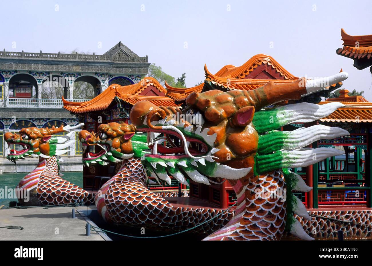 Beijing dragon boats hi-res stock photography and images - Alamy
