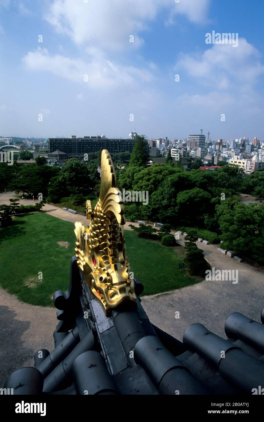 JAPAN, OKAYAMA CASTLE, VIEW OF OKAYAMA CITY Stock Photo - Alamy