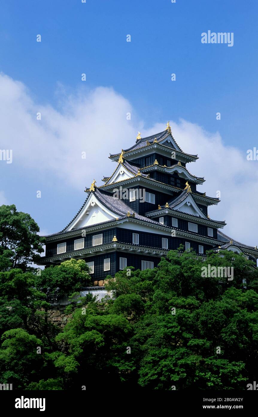 JAPAN, OKAYAMA, VIEW OF OKAYAMA CASTLE Stock Photo - Alamy