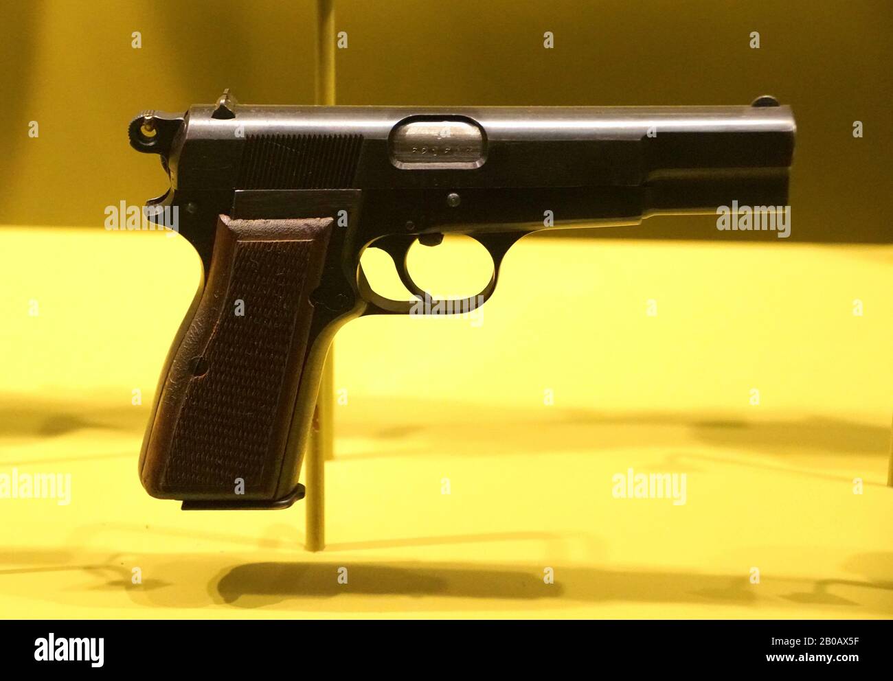 New Orleans, Louisiana, U.S.A - February 4, 2020 - The Browning FN35 ...