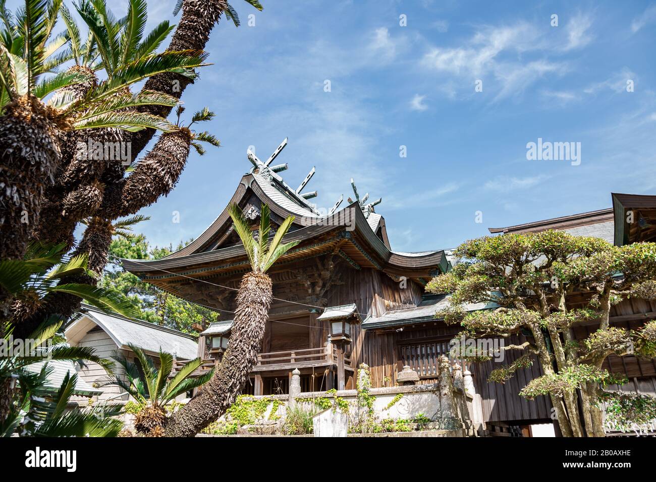 Kanonji Kotohiki Hachimangu Shrine in Kagawa, Japan Stock Photo - Alamy