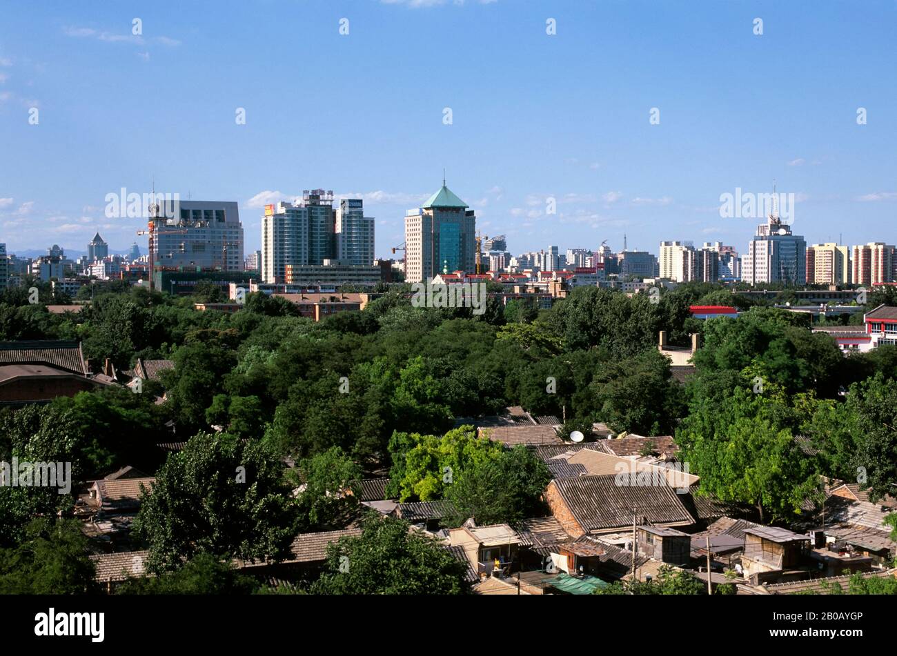 Beijing view from bell tower hi-res stock photography and images - Alamy