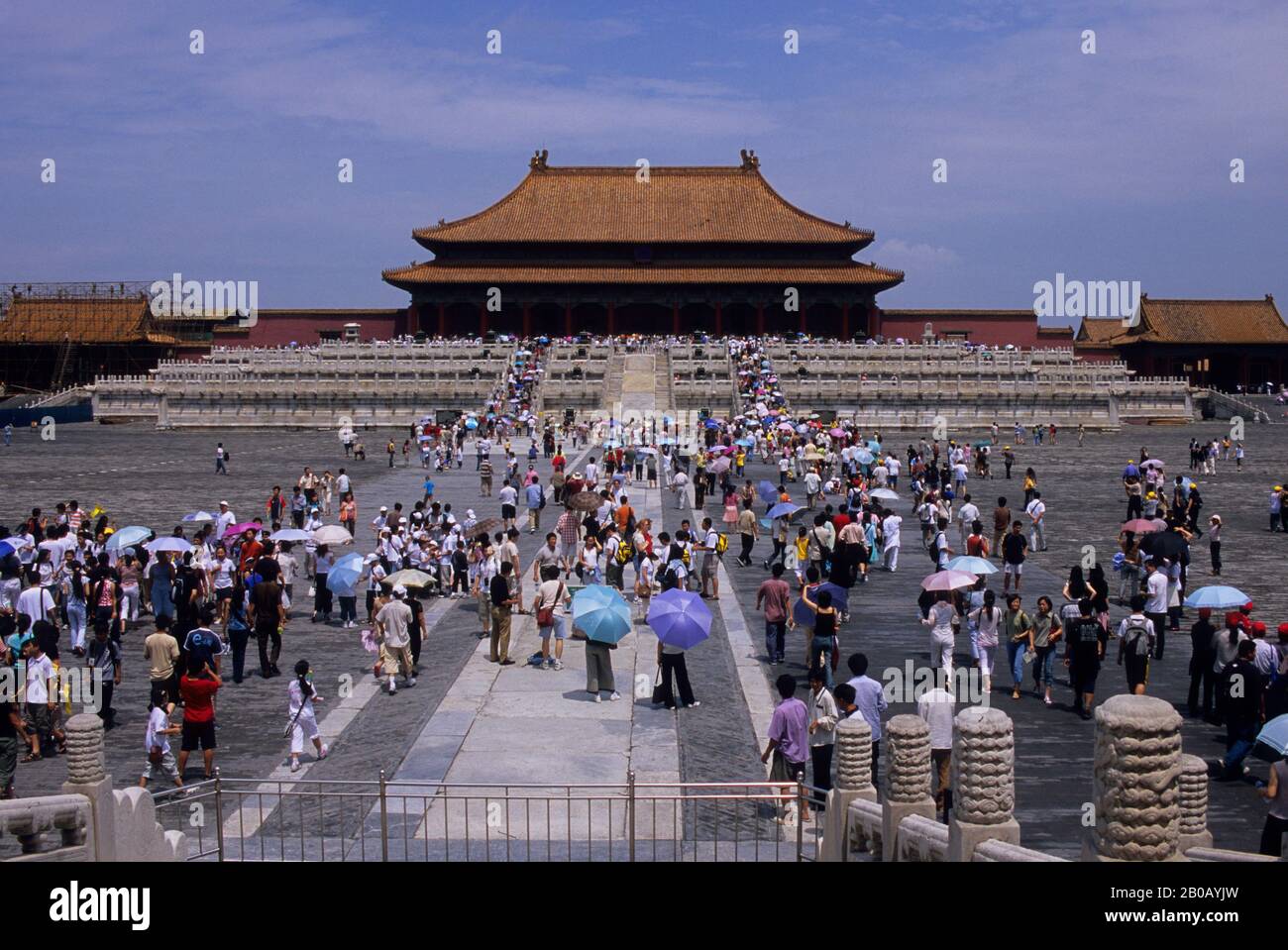 CHINA, BEIJING, FORBIDDEN CITY, TOURISTS, CROWD Stock Photo - Alamy