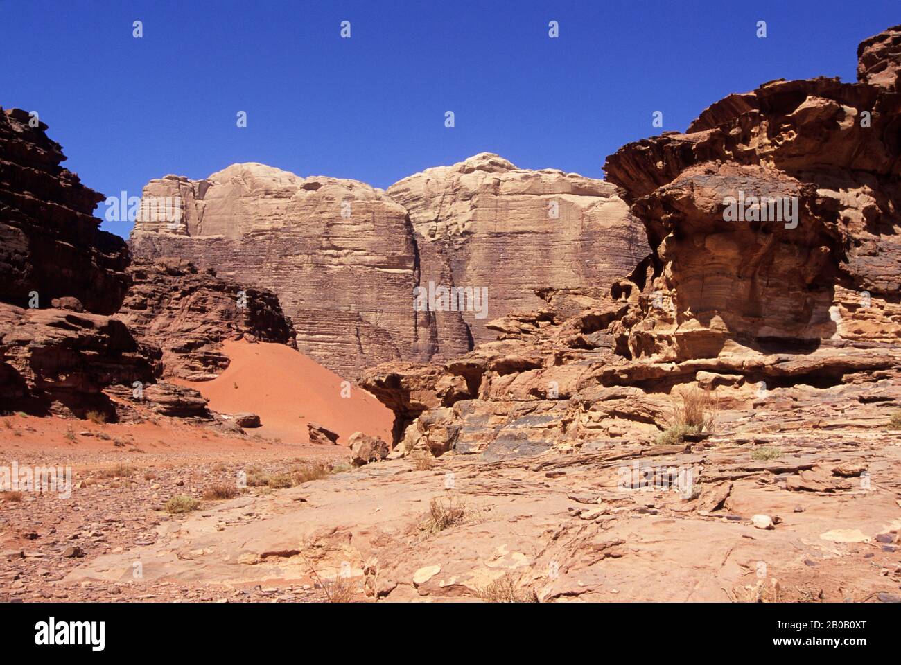 JORDAN, WADI RUM, LANDSCAPE Stock Photo - Alamy