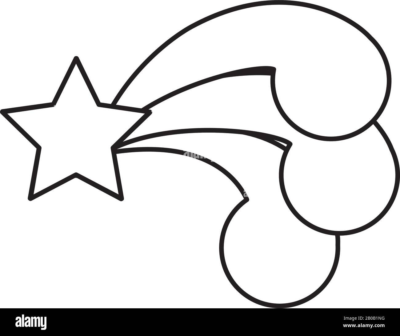 cute shooting star magic icon Stock Vector Image & Art - Alamy