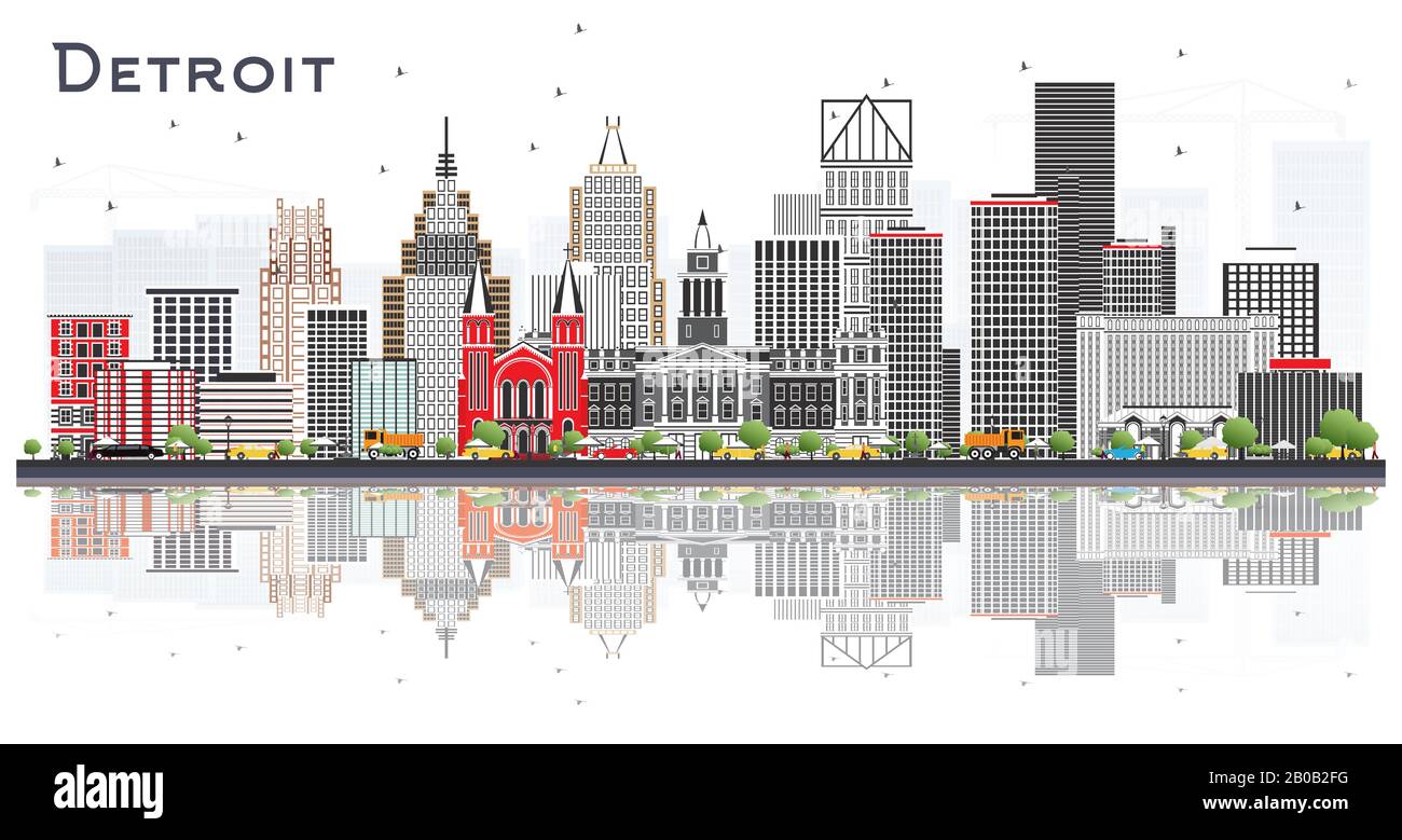 Detroit city bird Stock Vector Images - Alamy