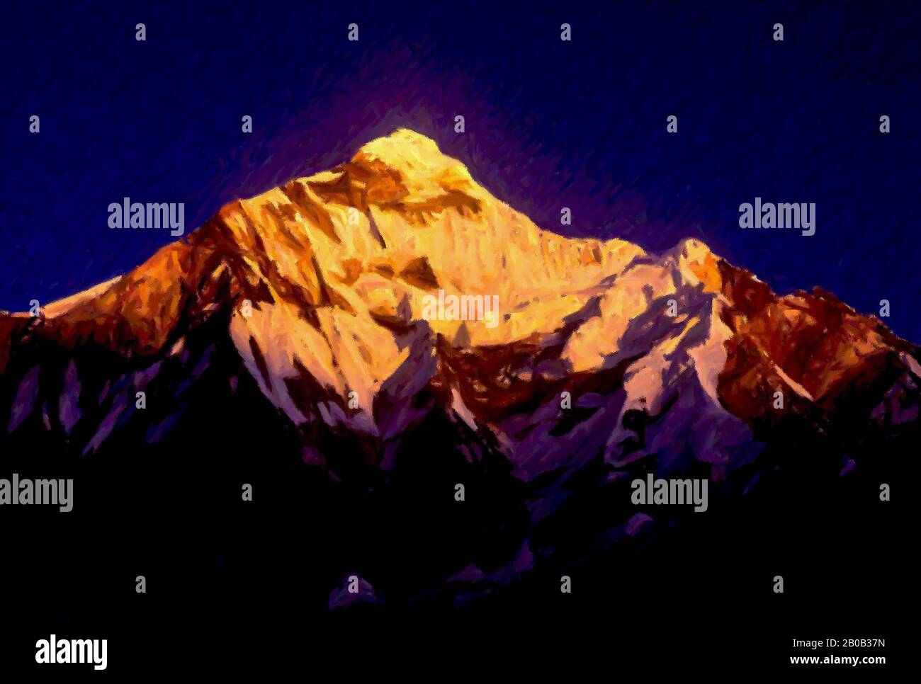Nanda devi mountain hi-res stock photography and images - Alamy