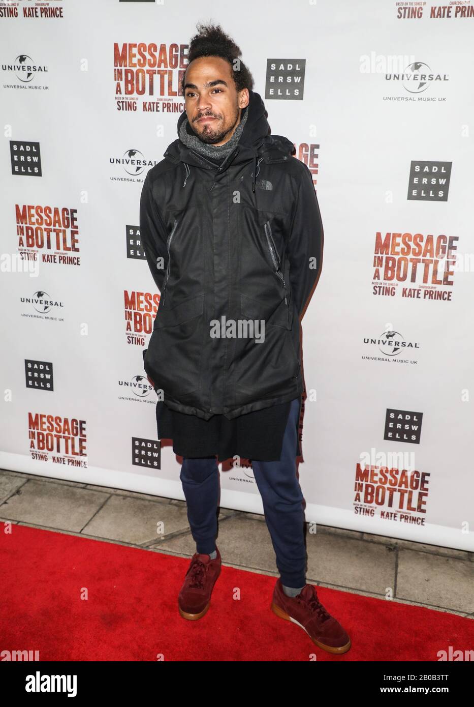 London, UK. 19th Feb, 2020. Dev Griffin attending a press night for ...