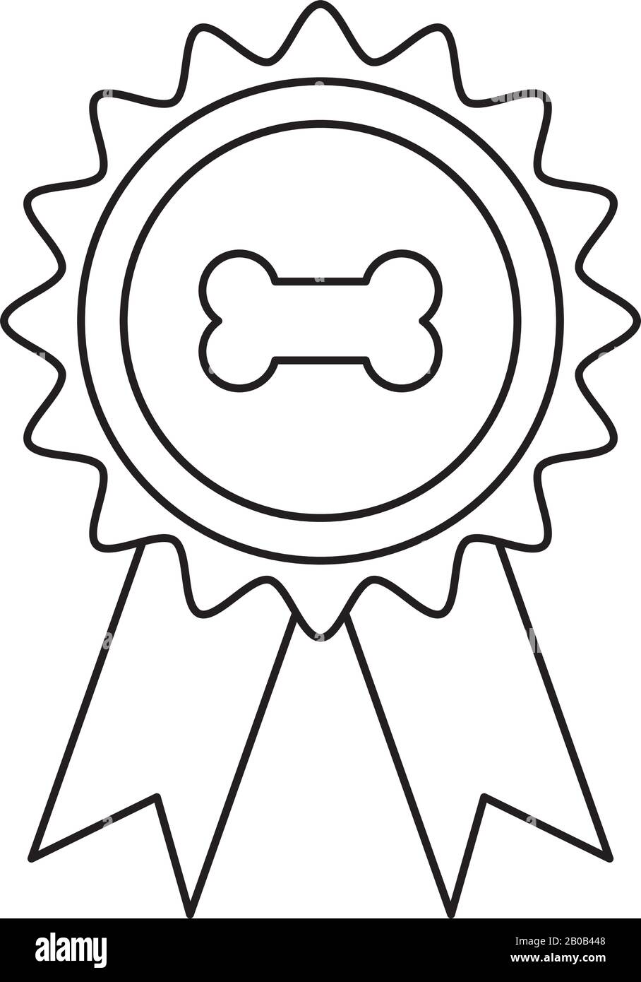 Dog bone ribbon Stock Vector Images - Alamy