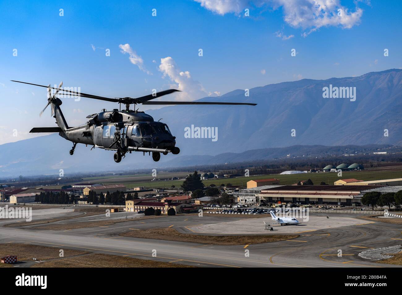 A U.S. Air Force HH-60G Pave Hawk helicopter operated by the 56th ...