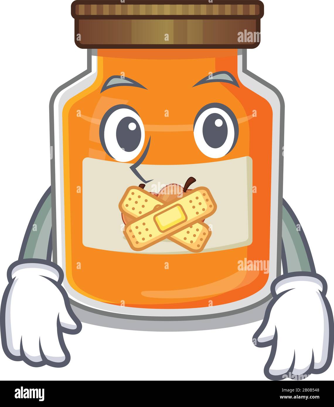 Making orange marmalade jar Stock Vector Images - Alamy